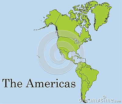 O Continente Americano Imagem de Stock Royalty Free - Imagem: 26671376