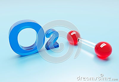 O2 - Oxygen Glass Molecule Bond Symbol Royalty-Free Stock Image ...
