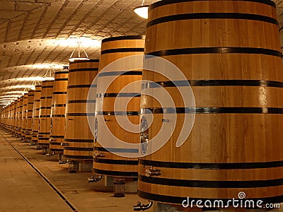 Oak Tanks/Vats For Wine Royalty Free Stock Photography - Image: 7273677