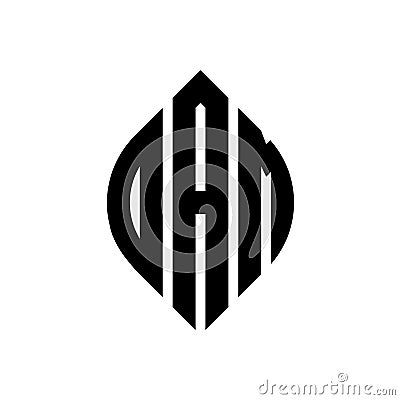 OAM Circle Letter Logo Design With Circle And Ellipse Shape. OAM ...