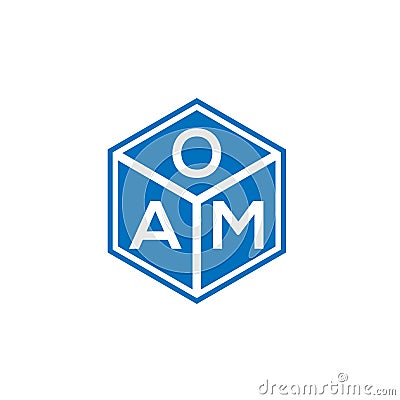 OAM Letter Logo Design On Black Background. OAM Creative Initials ...