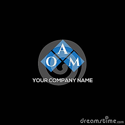 OAM Letter Logo Design On BLACK Background. OAM Creative Initials ...