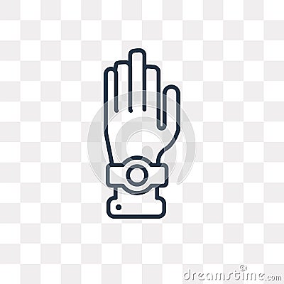 Oath Vector Icon On Transparent Background, Linear Oath | CartoonDealer ...