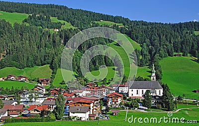Oberau,Wildschonau,Tirol,Austria Royalty Free Stock Images - Image ...