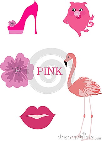 Objetos Cor-de-rosa Imagens de Stock - Imagem: 31454724