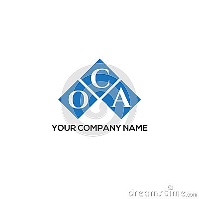OCA Letter Logo Design On BLACK Background. OCA Creative Initials ...