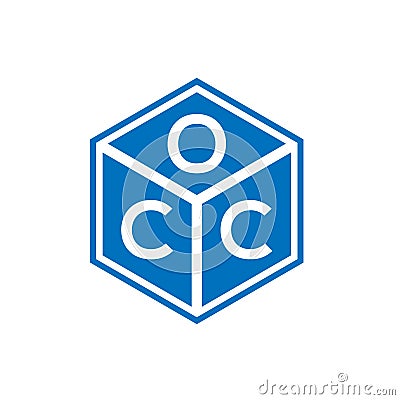 OCC Letter Logo Design On Black Background. OCC Creative Initials ...