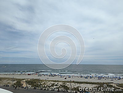 Ocean Front View Beach Stock Photography | CartoonDealer.com #255751898