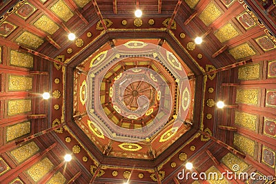 Octagon Ceiling Royalty-Free Stock Photography | CartoonDealer.com ...
