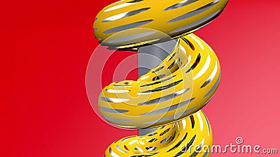 Oddly Satisfying Loop Able Seamless Animation of a Spring Stock Footage ...