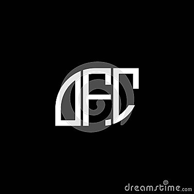 OFC Letter Logo Design On BLACK Background. OFC Creative Initials ...