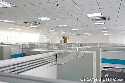 Row of cubicles stock photo. Image of rows, hallway, technology - 2741664