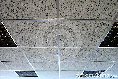 Office Ceiling Royalty Free Stock Image - Image: 9731766