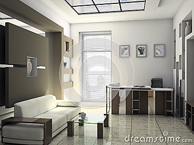 Office Rest Room Interior Royalty Free Stock Photo - Image: 1345725