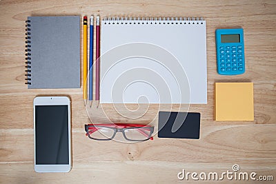 Office Table Concept With Things Stock Photography | CartoonDealer.com ...