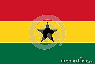 Official National Gana Flag Background Royalty-Free Stock Photo ...