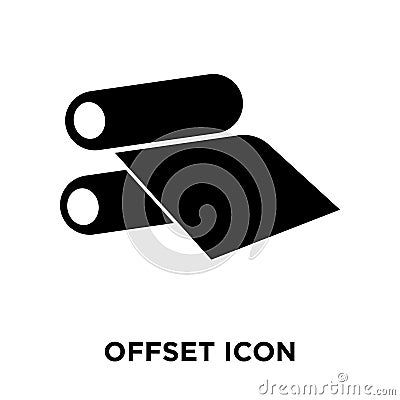 Offset Icon Vector Isolated On White Background, Logo Concept Of ...