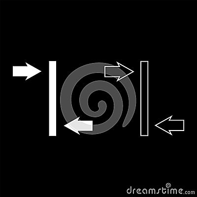Offset Image Pattern Designation On The Wallpaper Symbol Icon Outline ...