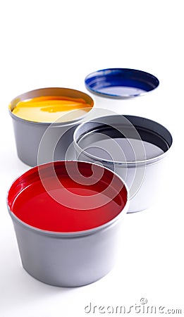 Offset Printing Ink Royalty Free Stock Image - Image: 4552286