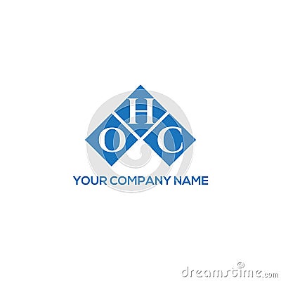OHC Letter Logo Design On WHITE Background. OHC Creative Initials ...