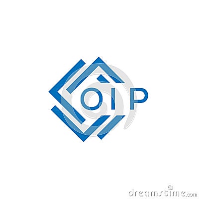 OIP Letter Logo Design On White Background. OIP Creative Circle Letter ...
