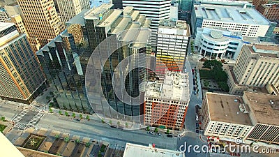 Oklahoma City Drone Aerial Video Stock Footage - Video of aerial ...