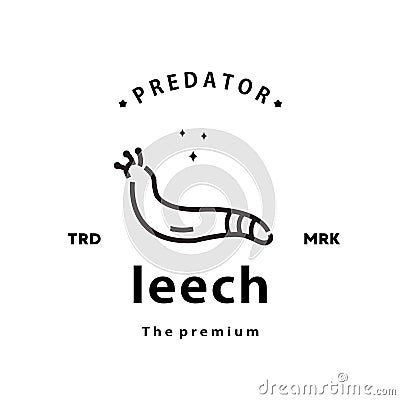 Leech Logo Vector Outline Monoline Art Icon | CartoonDealer.com #304562978