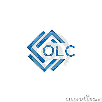 OLC Letter Logo Design On White Background. OLC Creative Circle Letter ...