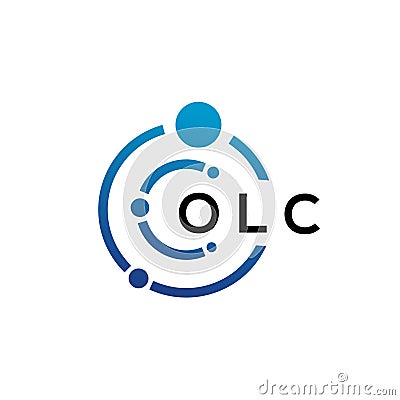 OLC Letter Technology Logo Design On White Background. OLC Creative ...