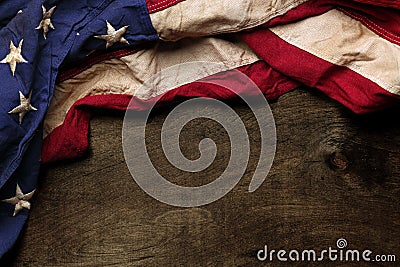 Old American Flag Background Royalty-Free Stock Photo | CartoonDealer ...