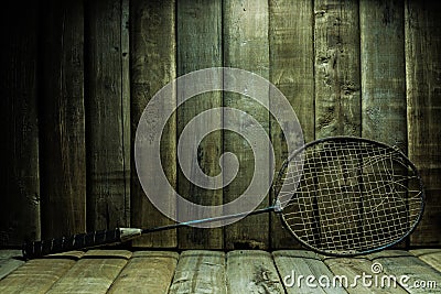 Old Badminton Racket Stock Photo | CartoonDealer.com #51180600