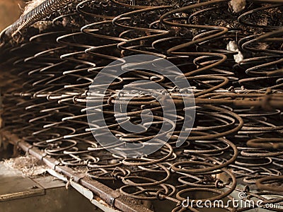 Old Bed Springs Stock Photo - Image: 47943424