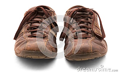 Old Brown Shoes Stock Image - Image: 1673781