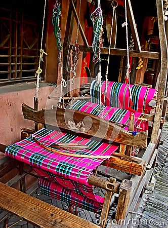 An Old Chinese Loom Stock Photography | CartoonDealer.com #9224078