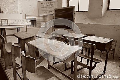 Old Classroom Stock Image - Image: 35236891