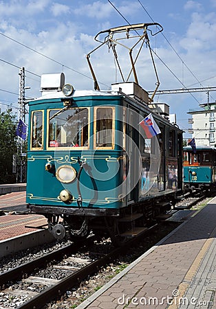 Old Electric Locomotive Stock Photo - Image: 46105682