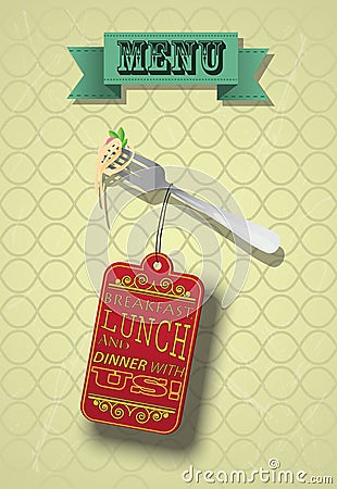 Old-fashioned Design Menu Vector Illustration | CartoonDealer.com #47468002