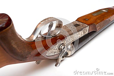 Old-fashioned Rifle Stock Images - Image: 12277244