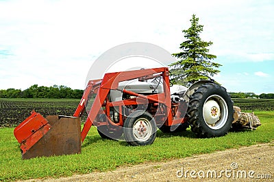 Old Ford Tractor With A Front End Loader Editorial Photo - Image: 72161871