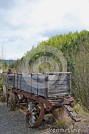 Old Gold Mine Ore Cars Royalty Free Stock Photo - Image: 11287015