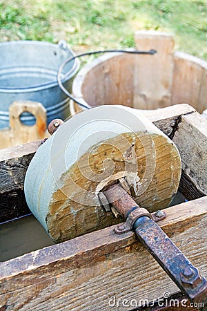 Old Grinding Wheel Stock Photos - Image: 5646793