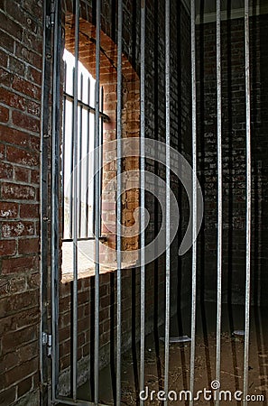 Old Jail Cell Door And Window Stock Image | CartoonDealer.com #17155849