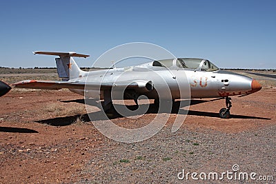 Old Jet Fighter Royalty Free Stock Images - Image: 6899909