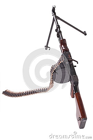 Old Machine Gun Isolated Stock Photography | CartoonDealer.com #30307490