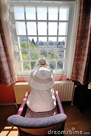 Old Man In Nursing Home Royalty Free Stock Image - Image: 2355646