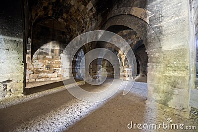 Old Medieval Ancient Castle Stone Dungeon Stock Photography - Image ...