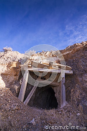 Old Mine Entrance Royalty-Free Stock Image | CartoonDealer.com #22686394