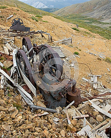Old Mining Machinery Stock Photography - Image: 16056992