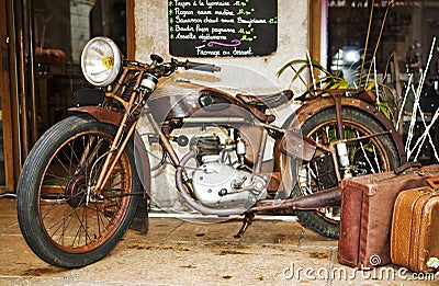 Old Motorbike Royalty Free Stock Photo - Image: 15426185
