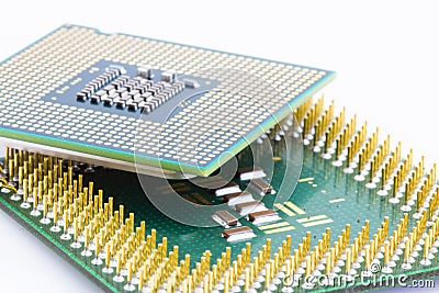 Old And New Type Of Processors Royalty-Free Stock Photo | CartoonDealer ...